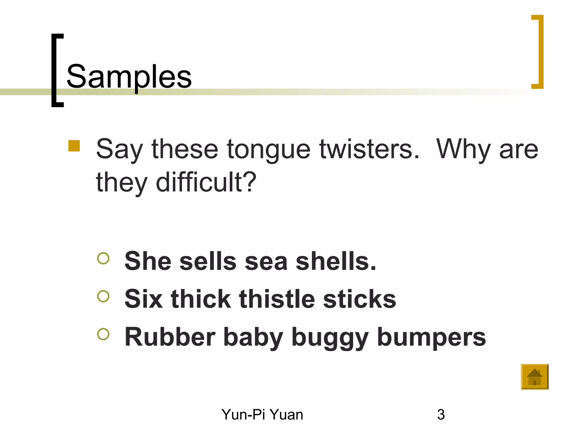 Tongue twisters | PPT