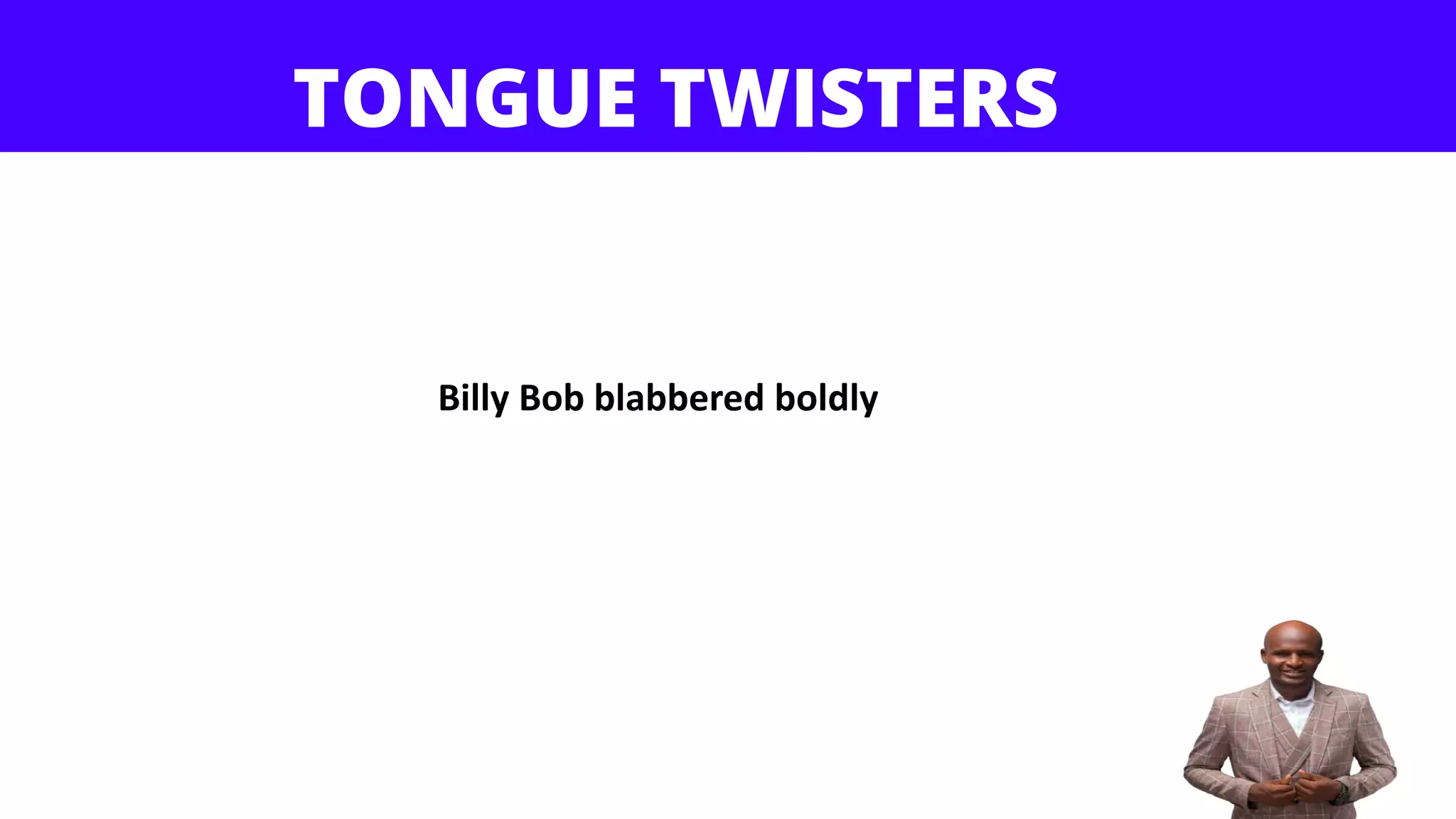 Tongue Twisters for Public Speaking Practice | PPTX