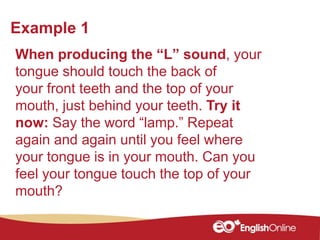 Tongue twisters and other pronunciation tips 1 | PPTX