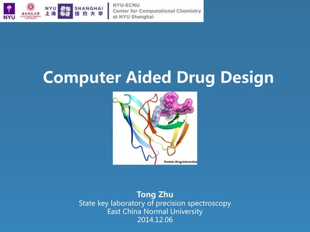 Tong Zhu, Computer Aided Drug Design.pdf | Pharmaceutical Industry | Industries