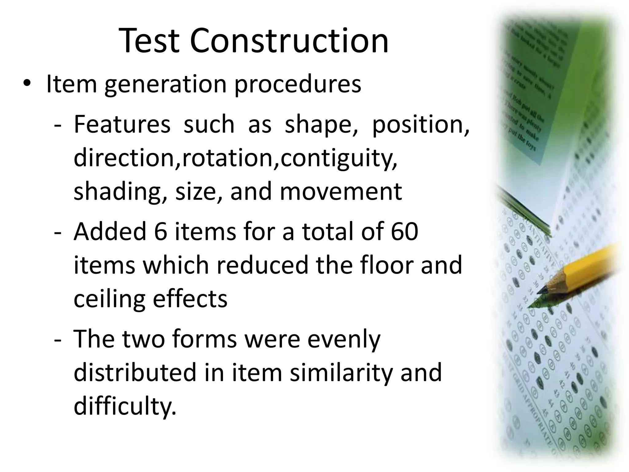 TONI-4 Test Review | PPTX