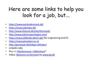Finding a Job & Building a Future in Denmark | PPTX