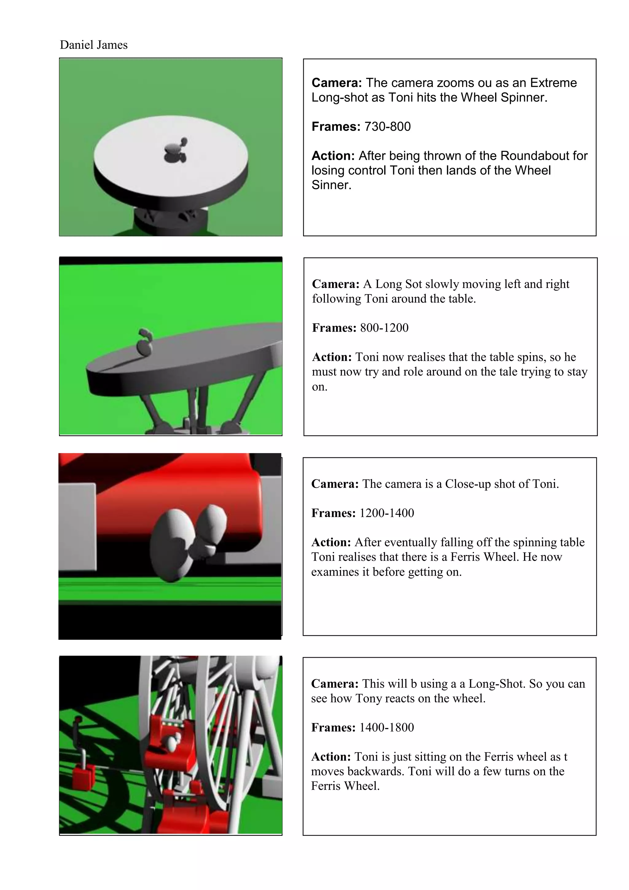 Toni animation plan | PDF | Video Production | Content Production