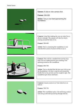 Toni animation plan | PDF | Video Production | Content Production