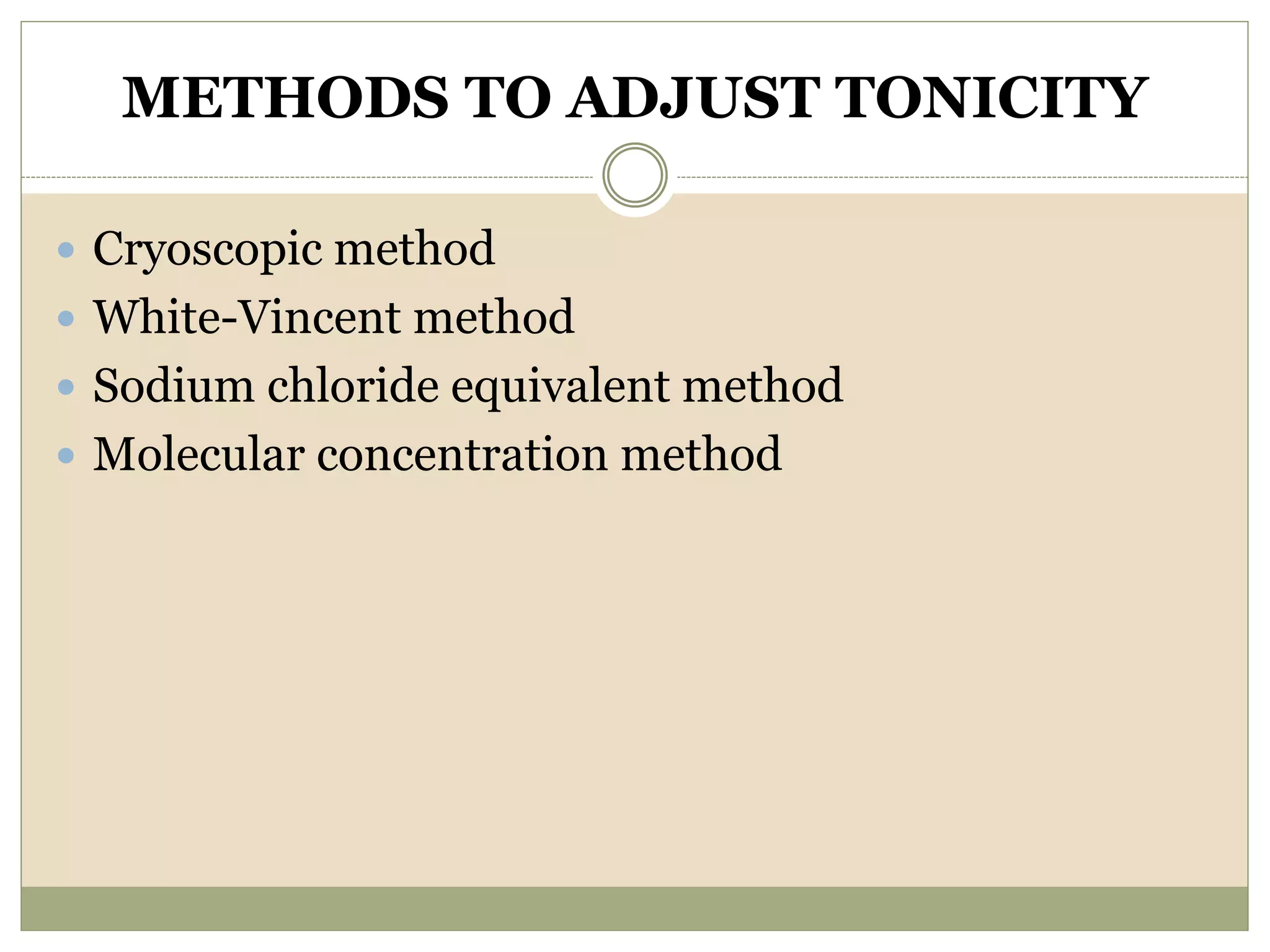 importance of Tonicity | PPTX