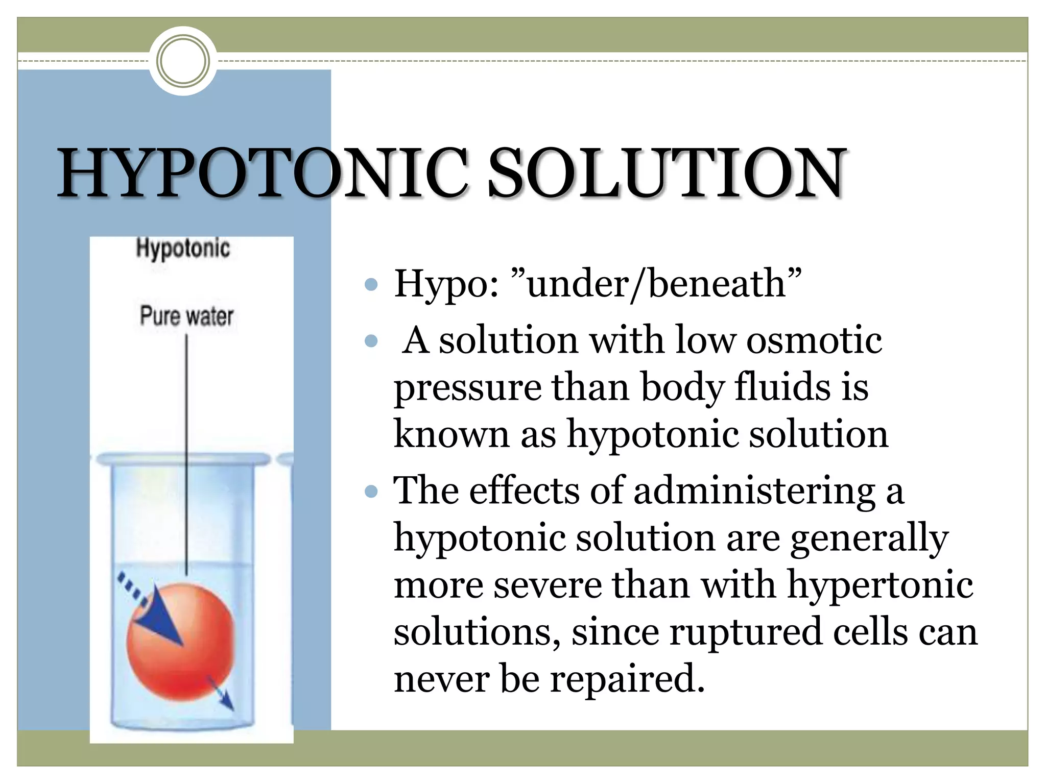 importance of Tonicity | PPTX