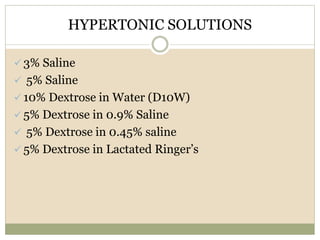 importance of Tonicity | PPTX