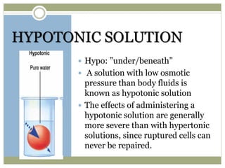 importance of Tonicity | PPTX