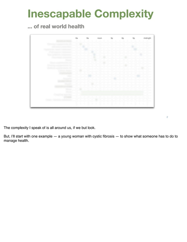 Taming Complexity: Making self care easier | PDF