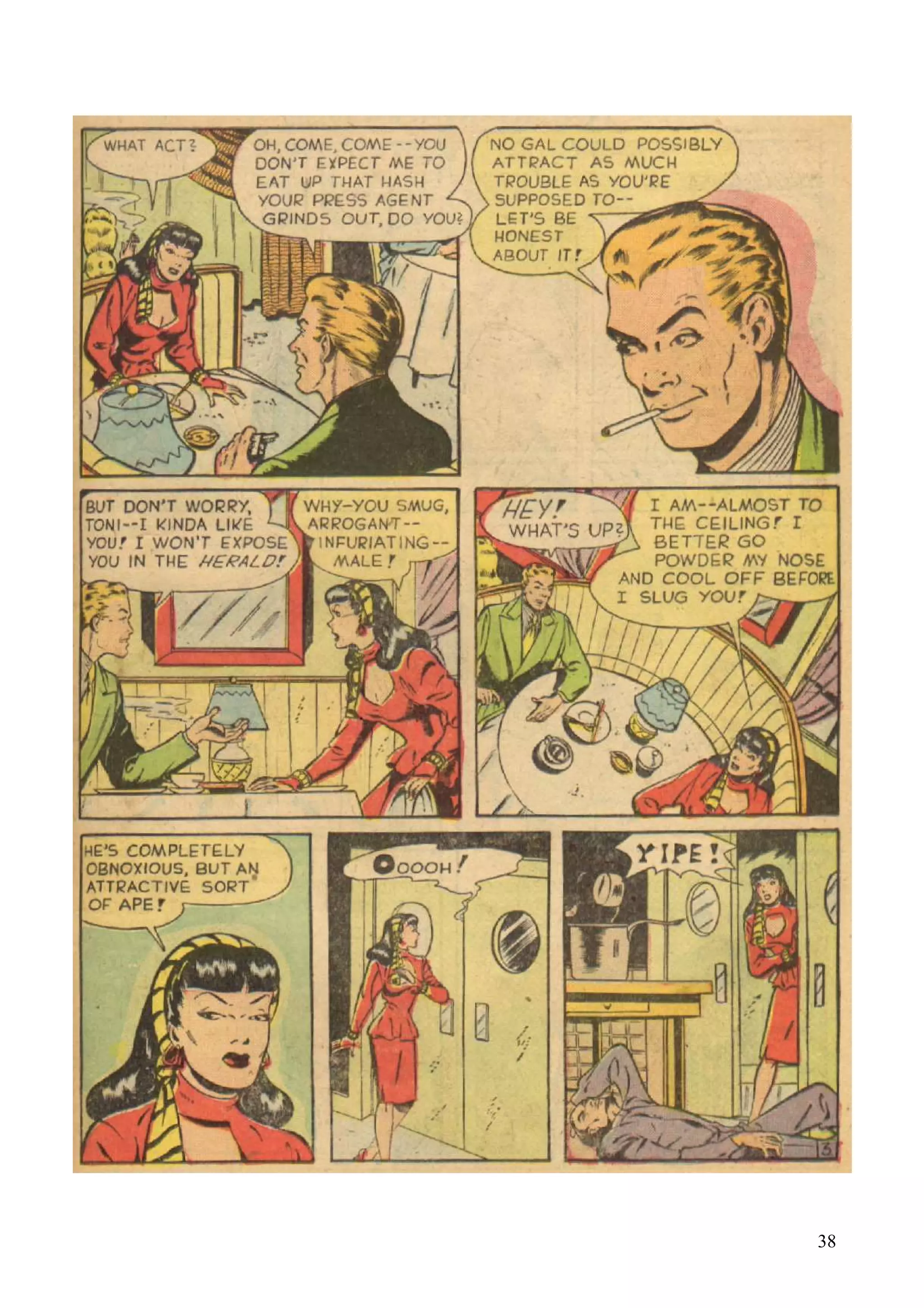 TONI GAYLE (1946-1947) Janice Valleau [Women Comic - Mujeres Cómic] | PDF