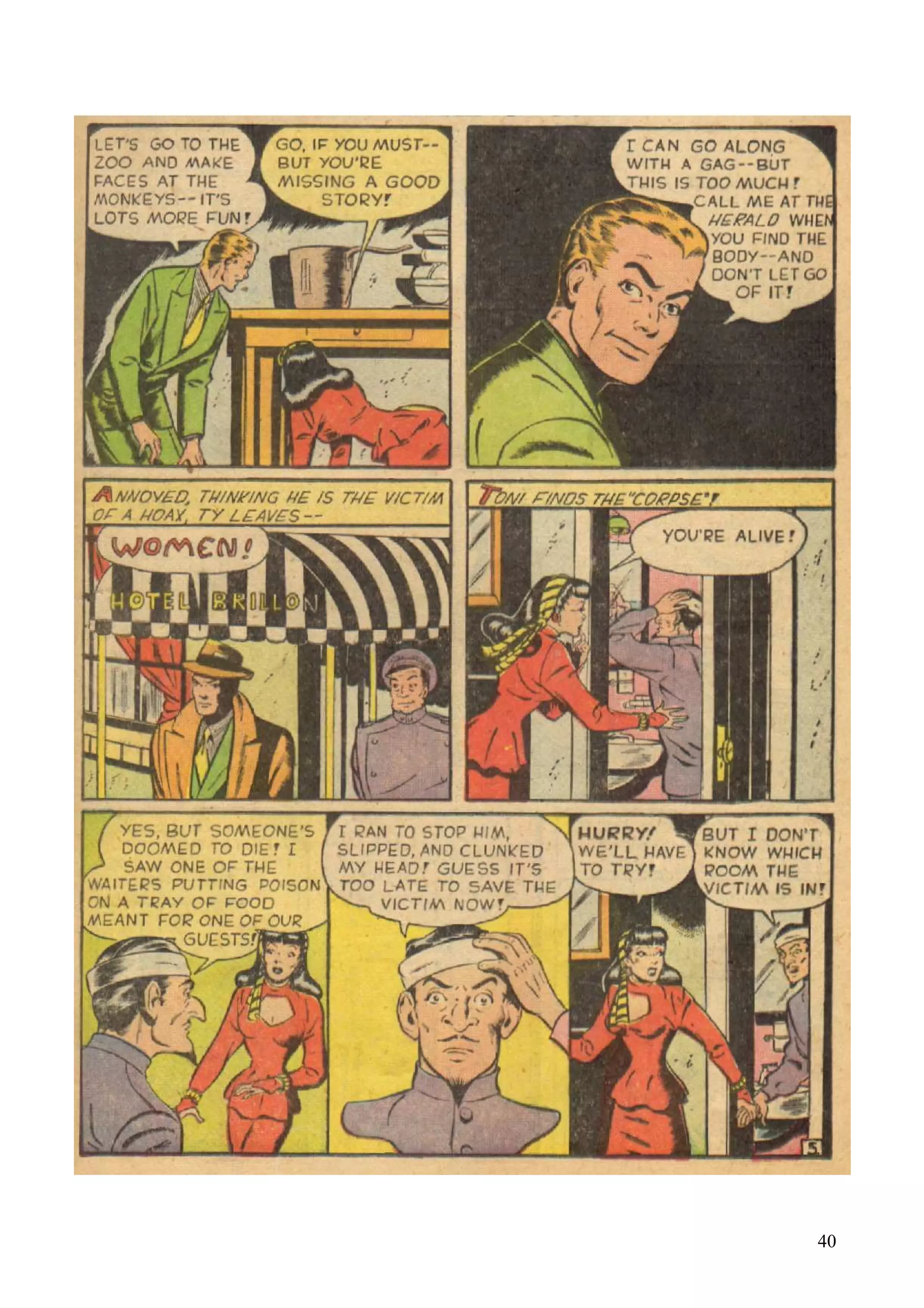 TONI GAYLE (1946-1947) Janice Valleau [Women Comic - Mujeres Cómic] | PDF