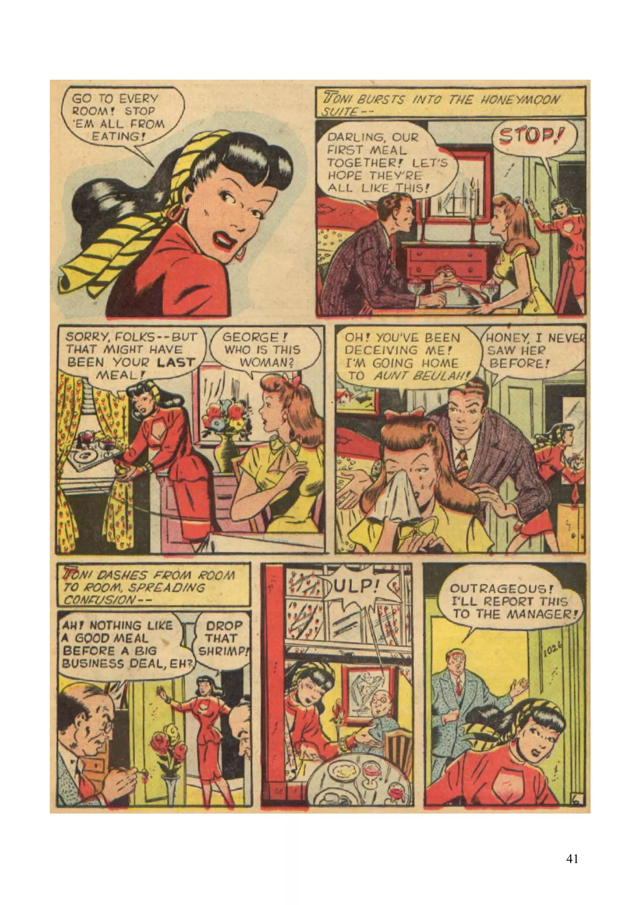 TONI GAYLE (1946-1947) Janice Valleau [Women Comic - Mujeres Cómic] | PDF