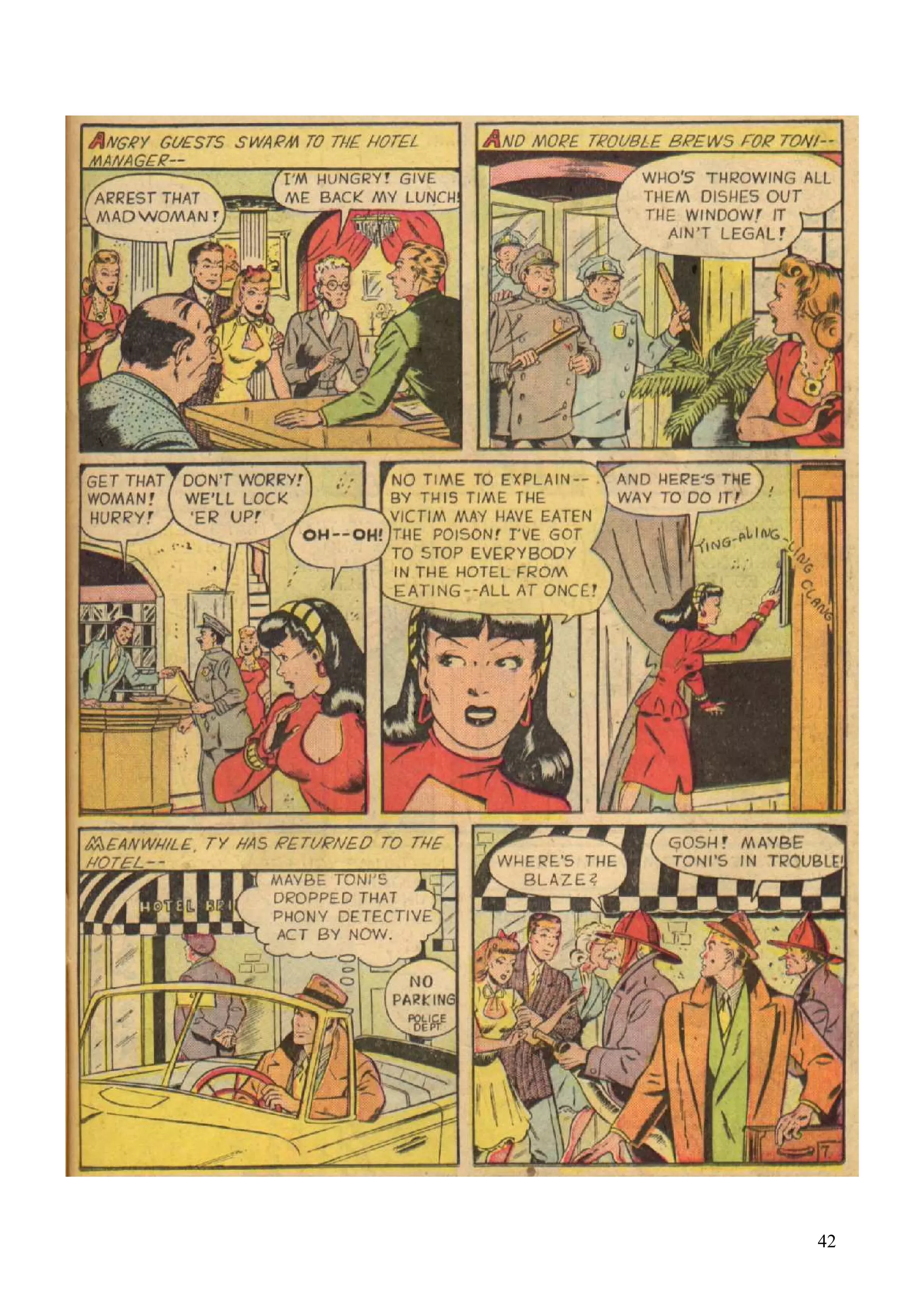 TONI GAYLE (1946-1947) Janice Valleau [Women Comic - Mujeres Cómic] | PDF