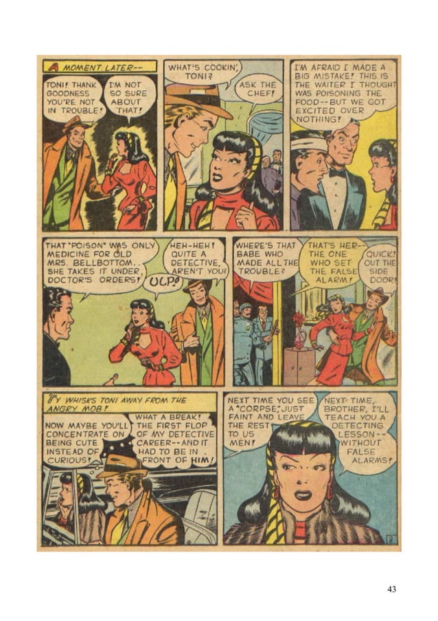 TONI GAYLE (1946-1947) Janice Valleau [Women Comic - Mujeres Cómic] | PDF