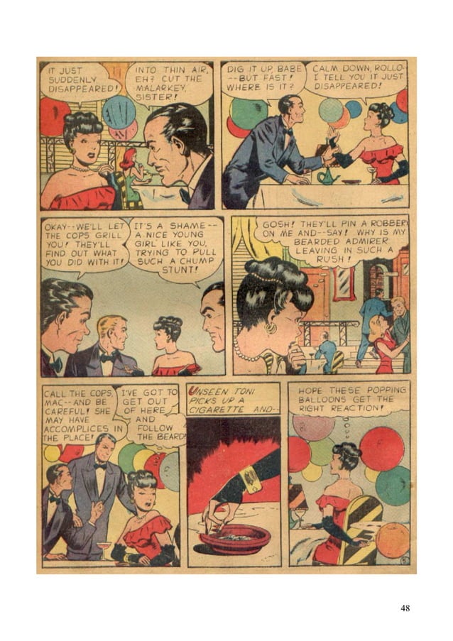 TONI GAYLE (1946-1947) Janice Valleau [Women Comic - Mujeres Cómic] | PDF