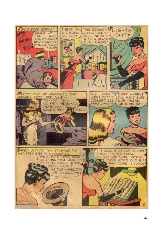 TONI GAYLE (1946-1947) Janice Valleau [Women Comic - Mujeres Cómic] | PDF