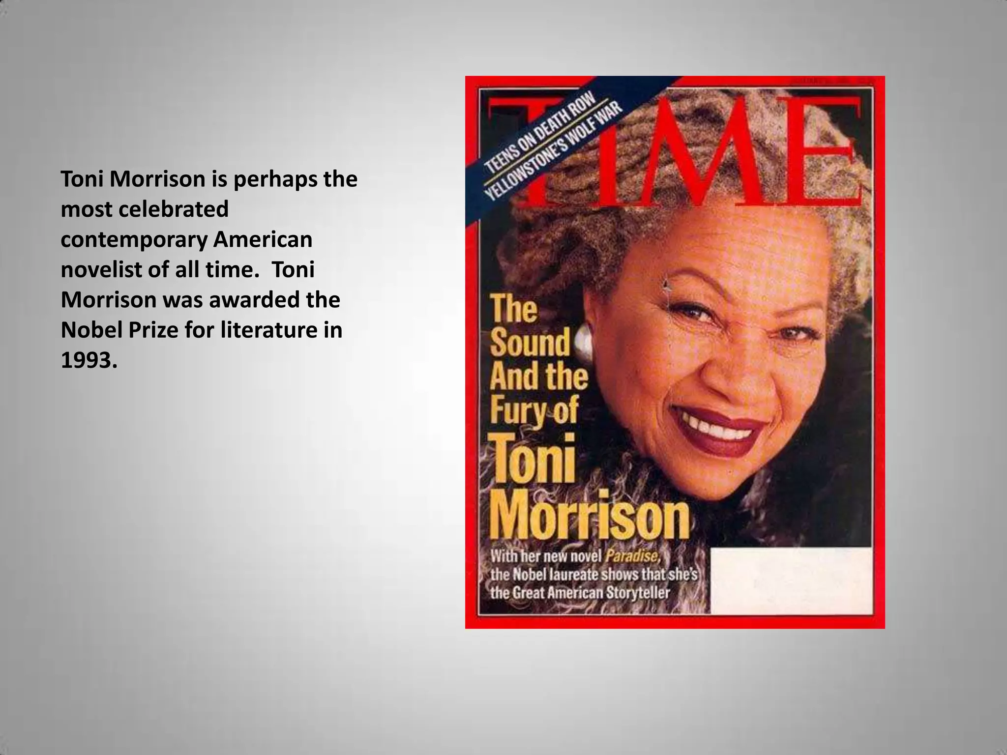 Toni Morrison | PPTX