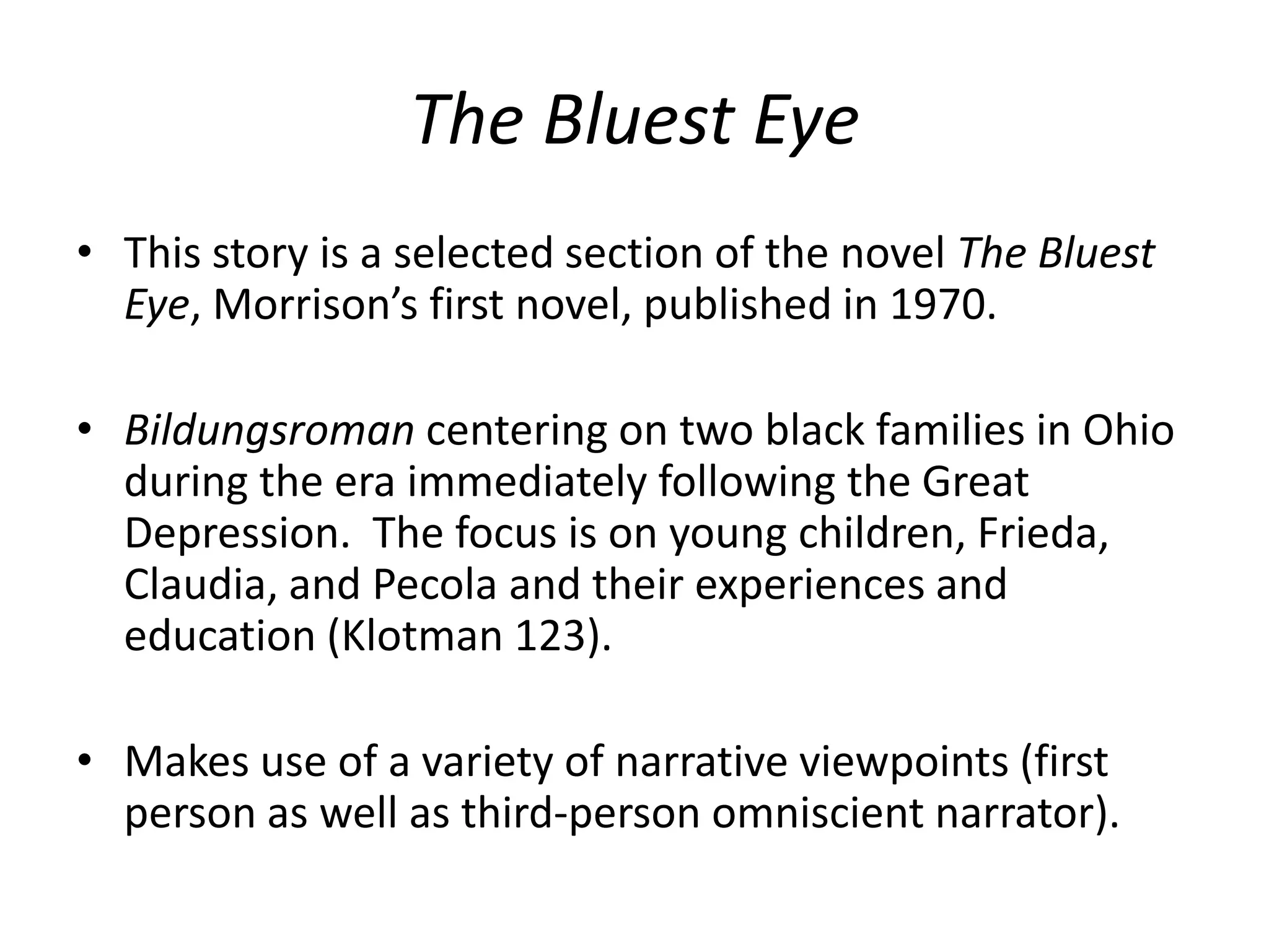 Toni morrison presentation | PPTX