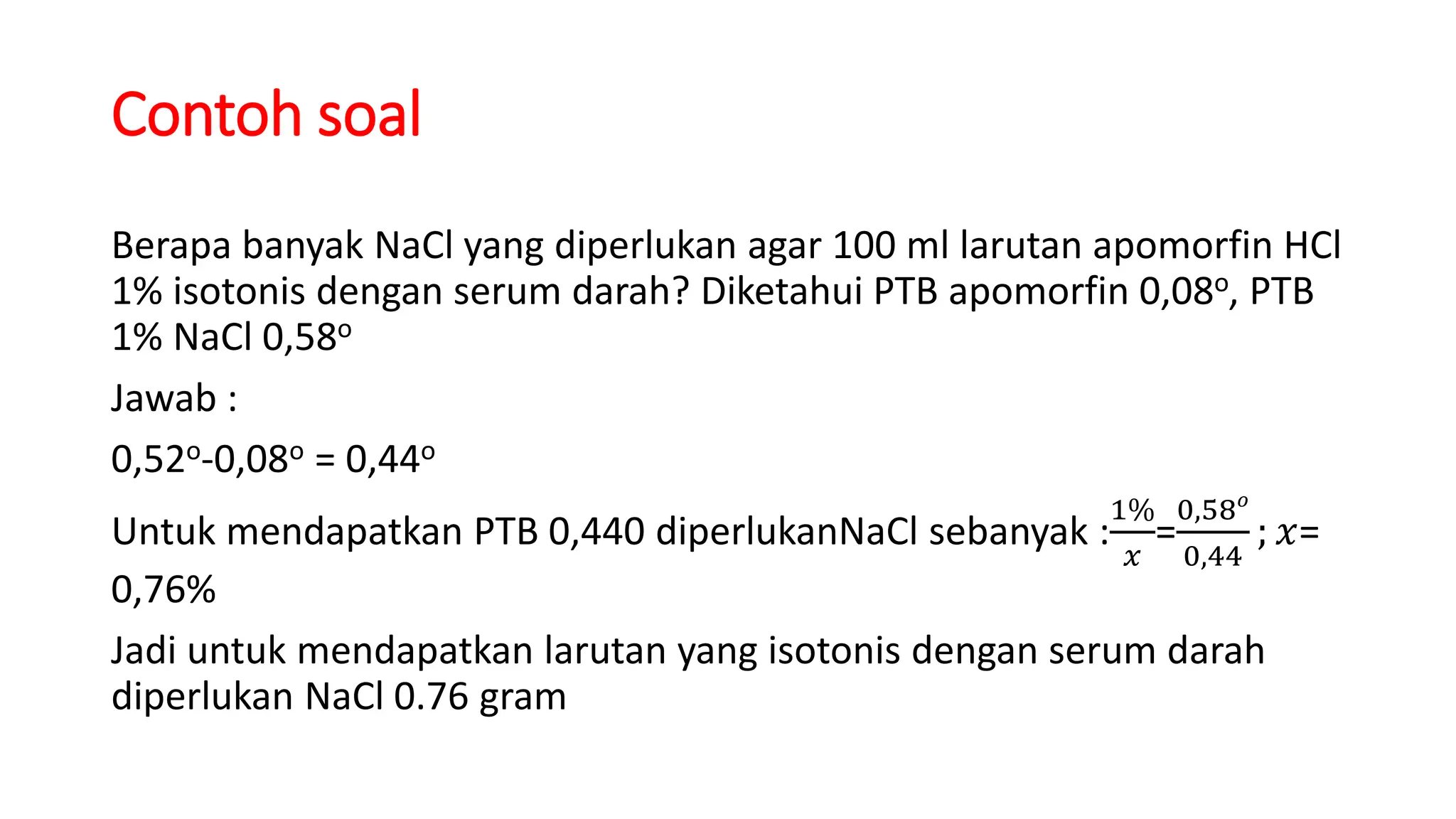 Penetapan tonisitas sediaan farmasi steril | PDF