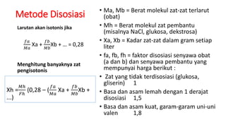 Penetapan tonisitas sediaan farmasi steril | PDF