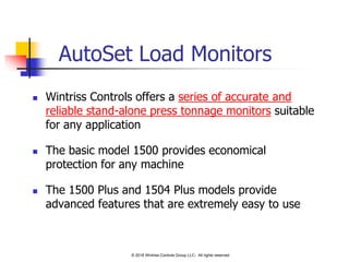Tonnage Monitors-101 - A Basic Guide for Stamping Press Load Monitoring ...
