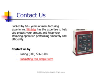 Tonnage Monitors-101 - A Basic Guide for Stamping Press Load Monitoring ...