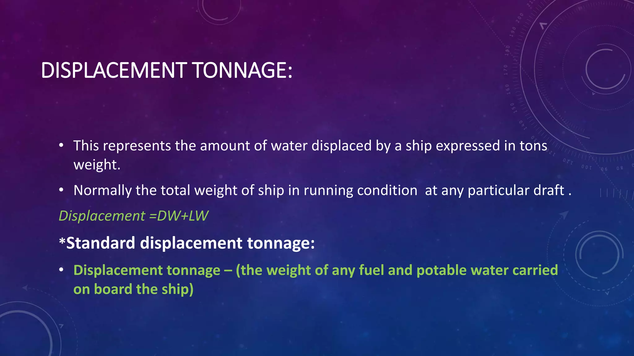 Tonnage system | PPTX