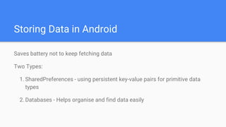 The android activity lifecycle | PPTX