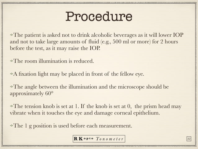 Tonometer - Basics & Types | PDF | Eye and Vision Conditions | Diseases ...