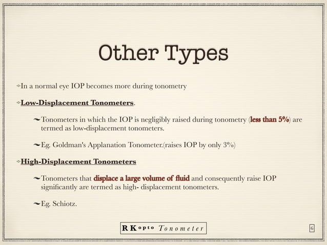 Tonometer - Basics & Types | PDF | Eye and Vision Conditions | Diseases ...