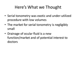 Tonometer presentation Lecture 4 Channels | PPT