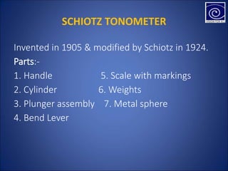 Tonometer ppt | PPTX