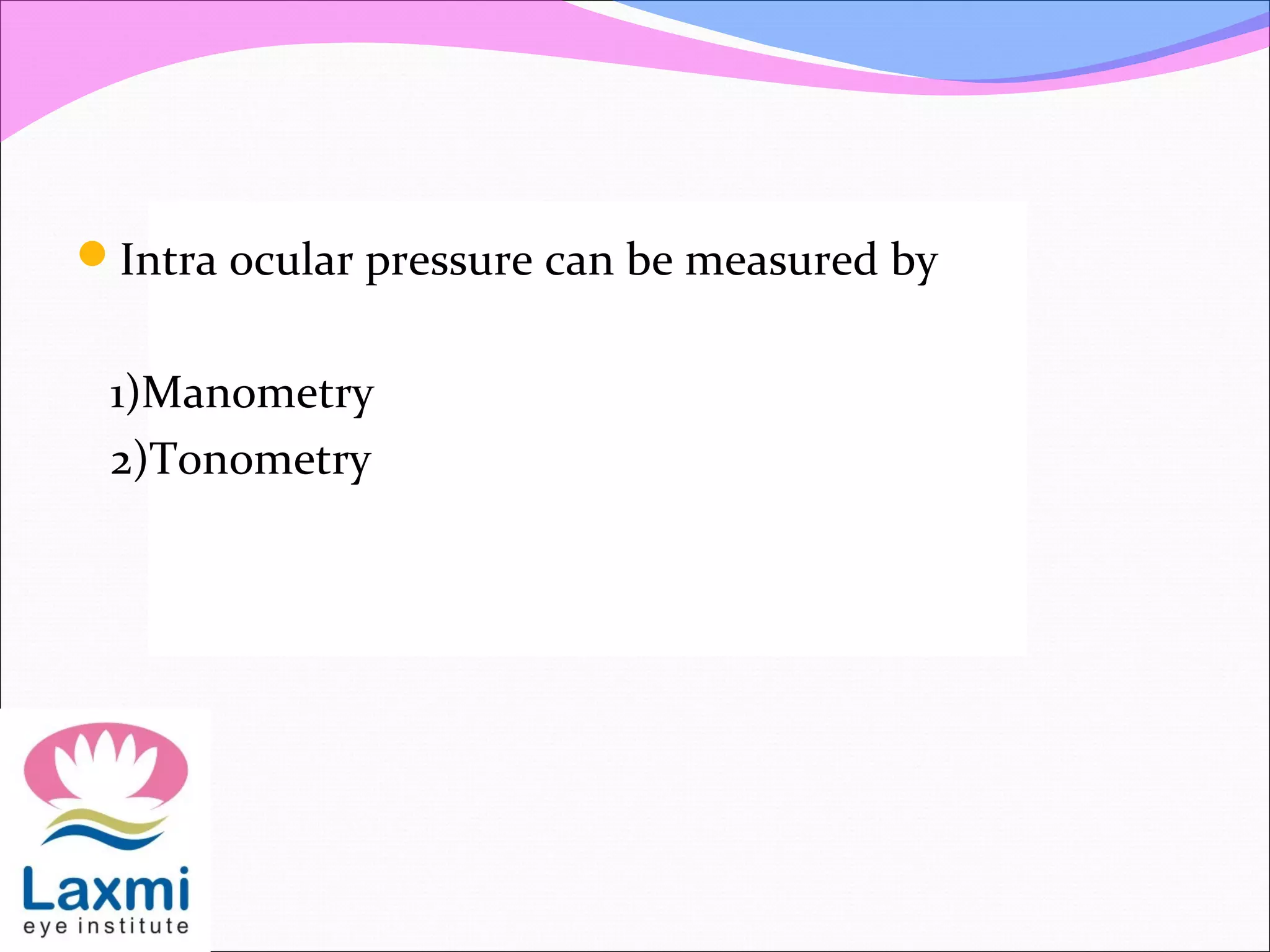 Tonometry | PPT