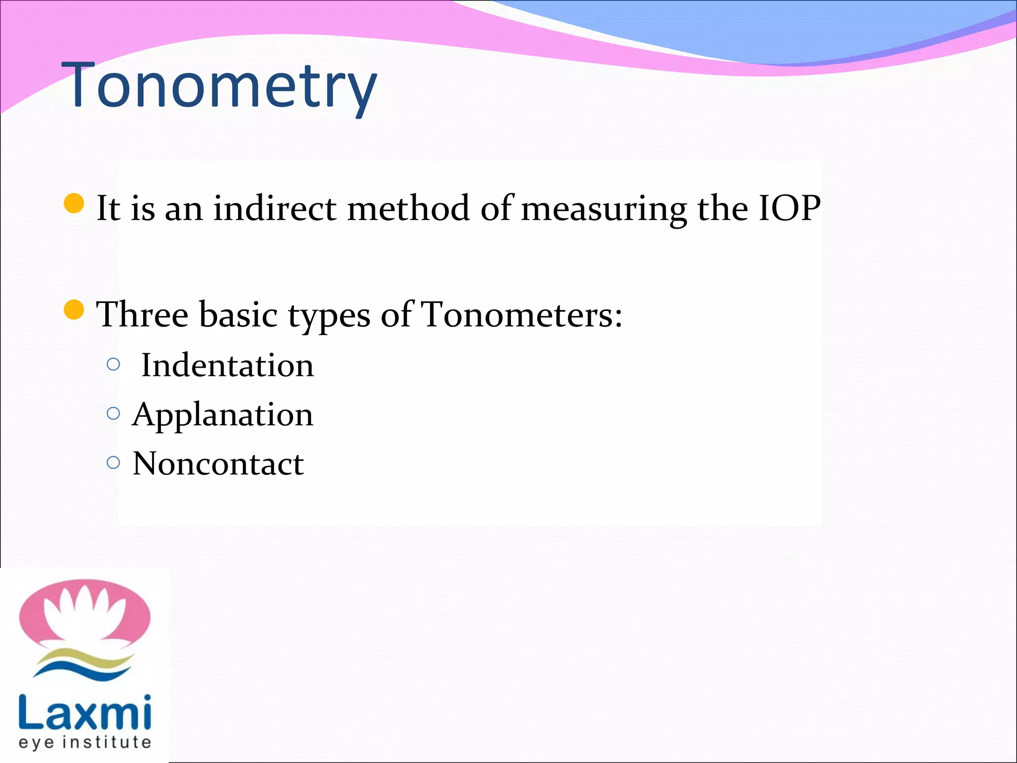 Tonometry | PPT