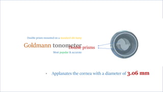 Tonometry (Ophthalmology) | PPTX | Eye and Vision Conditions | Diseases ...