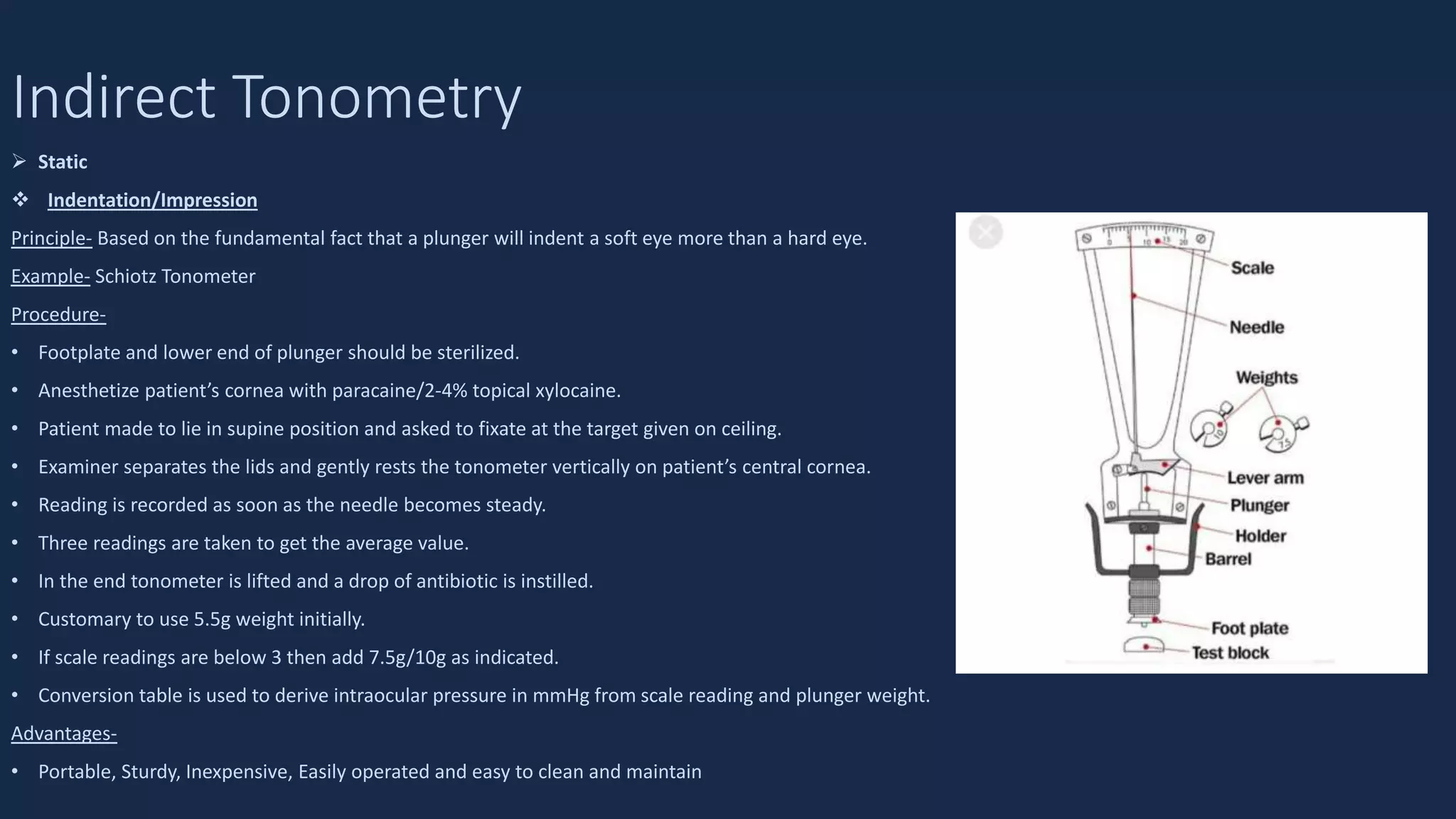 Tonometry Procedure | PPTX