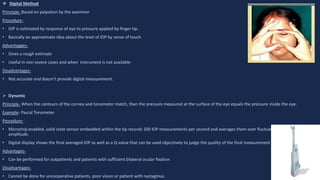Tonometry Procedure | PPTX