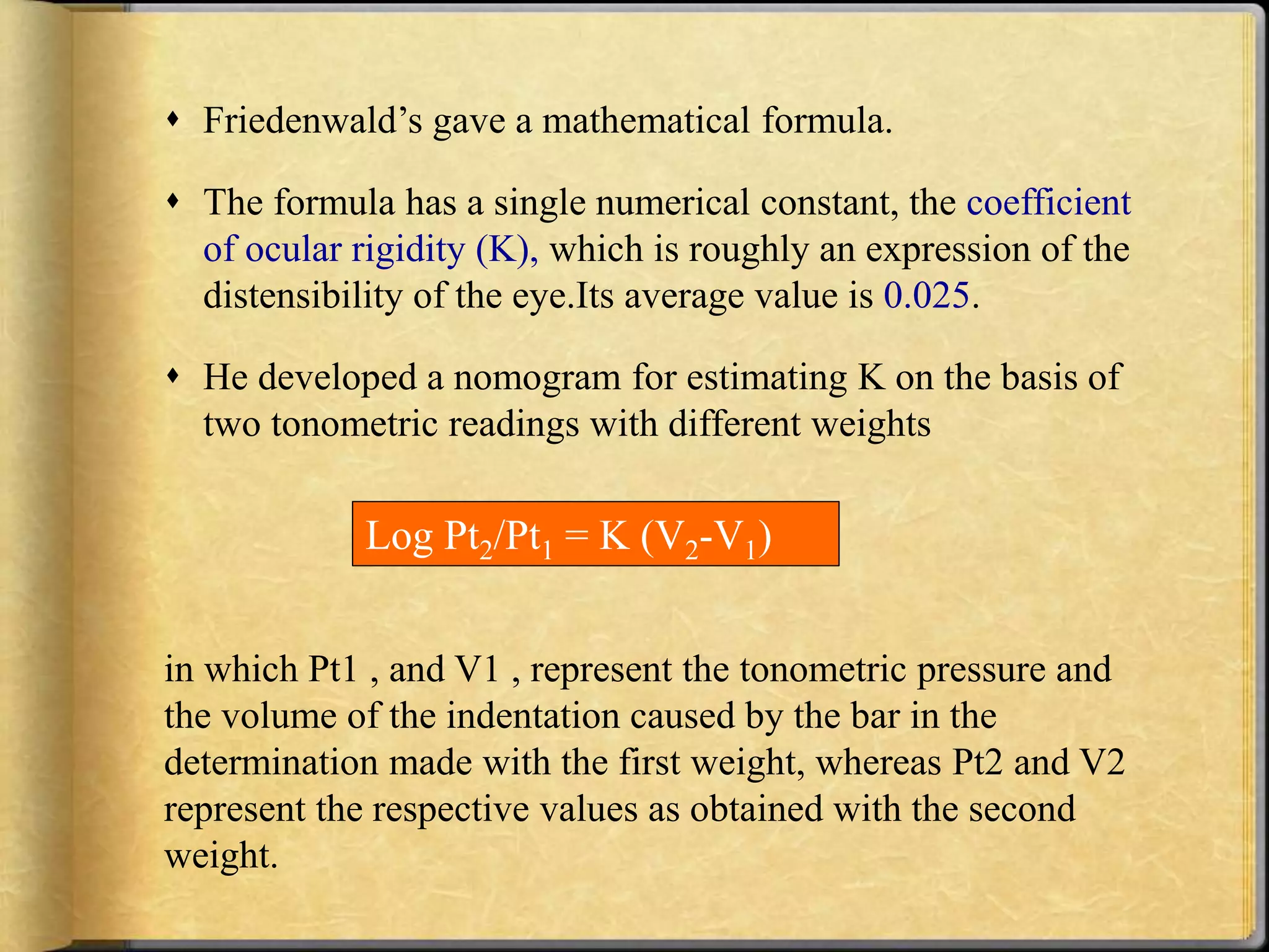 Different types of Tonometry | PPTX