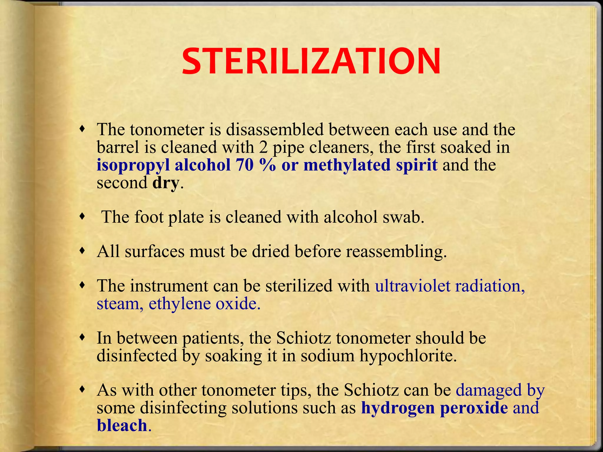 Different types of Tonometry | PPTX