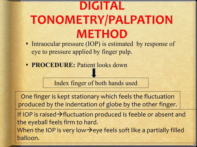 Different types of Tonometry | PPTX | Eye and Vision Conditions ...