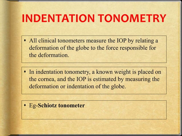 Different types of Tonometry | PPTX | Eye and Vision Conditions ...
