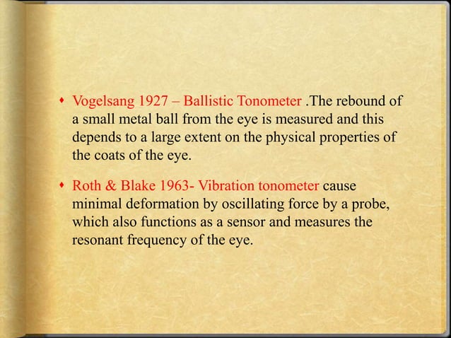 Different types of Tonometry | PPTX | Eye and Vision Conditions ...