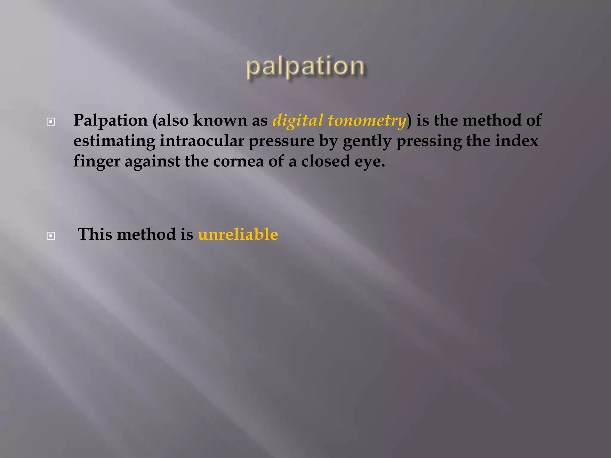 Tonometry and tonography | PPTX