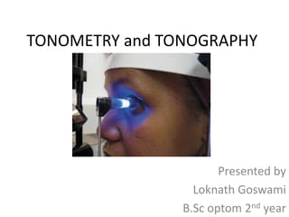 Tonometry and tonography | PPT