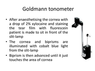 Tonometry and tonography | PPT
