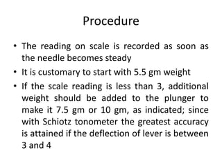 Tonometry and tonography | PPT