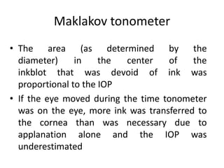 Tonometry and tonography | PPT