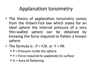 Tonometry and tonography | PPT