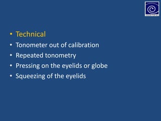 Tonometry ppt | PPTX