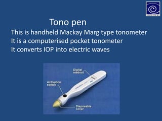 Tonometry ppt | PPTX